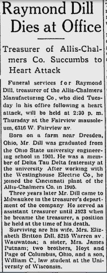 Raymond Dill – The Weekend Historian