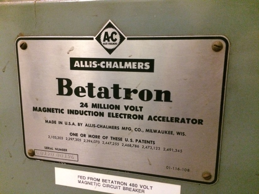 Allis-Chalmers Betatron Lab – The Weekend Historian