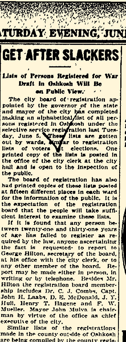 Throwing Shade During WWI: The “Slacker” Part I – The Weekend Historian